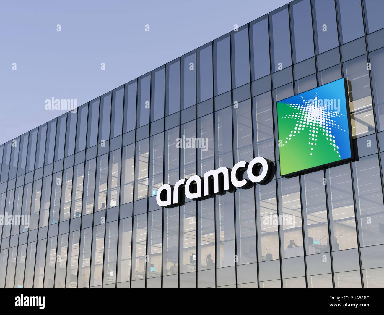 Dhahran, Saudi Arabia. October 14, 2021. Editorial Use Only, 3D CGI ...