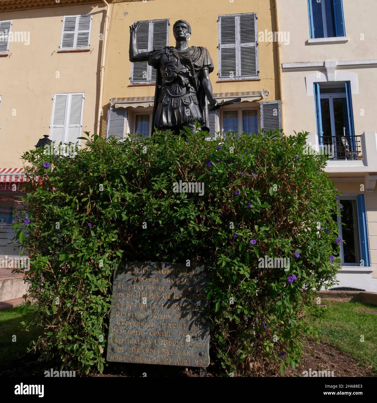 statue of Roman General Gnaeus Julius Agricola,by Jean-Marie Luccerini ...