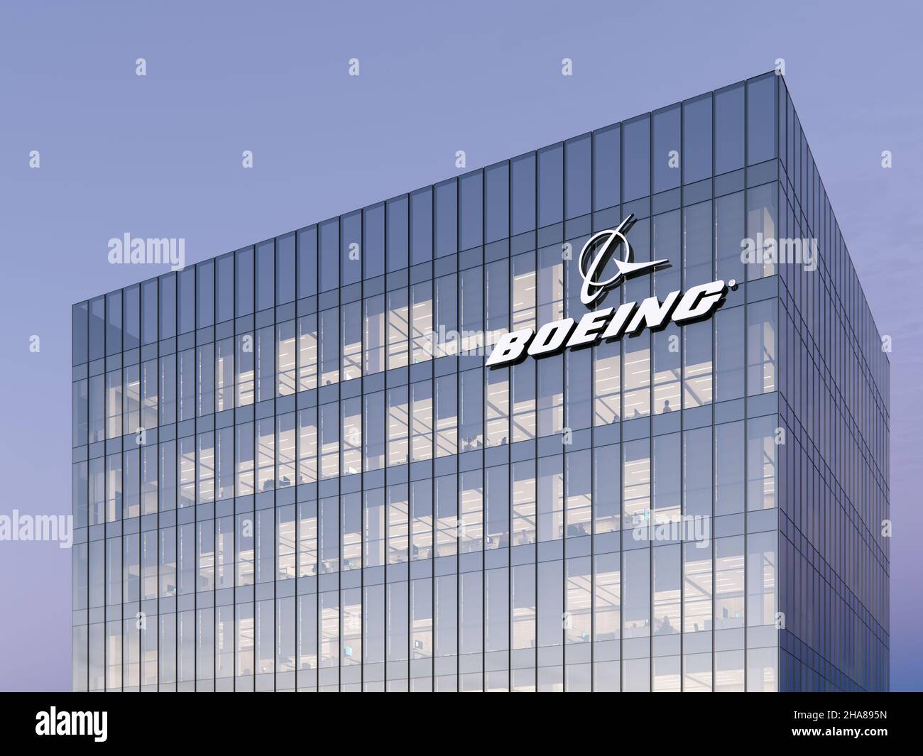 Chicago, Illinois, USA. November 6, 2021. Editorial Use Only, 3D CGI ...