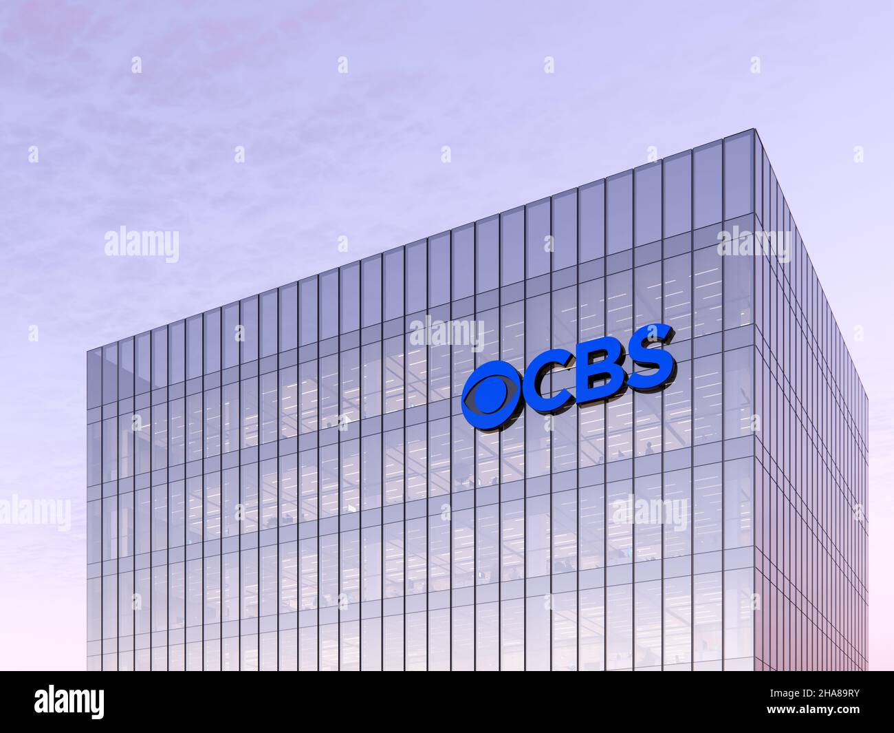 New York, NY, USA. July 5, 2021, Editorial Use Only, 3D CGI. CBS ...