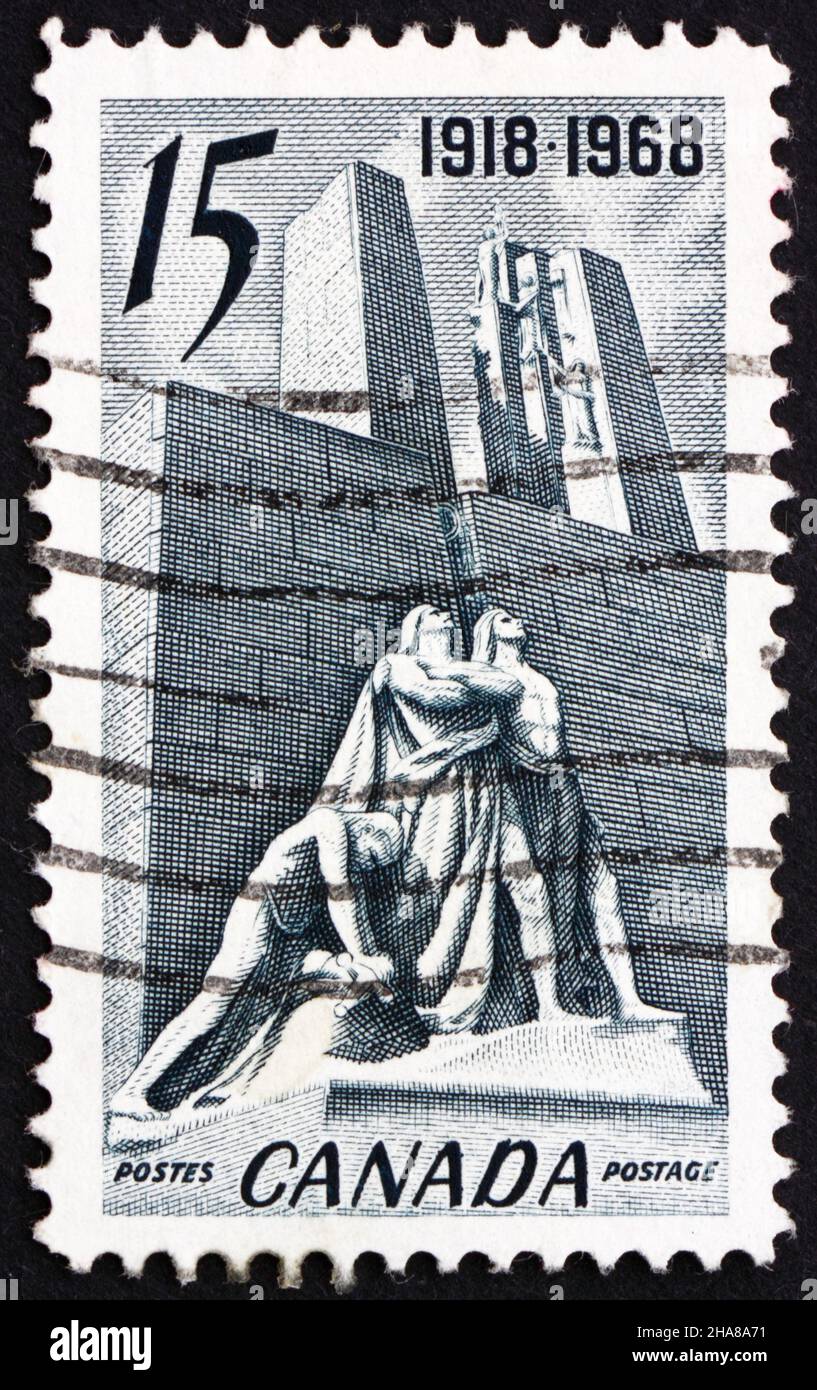 CANADA - CIRCA 1968: a stamp printed in the Canada shows Canadian ...