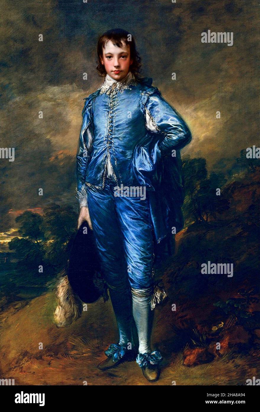 The blue boy oil painting hi-res stock photography and images - Alamy