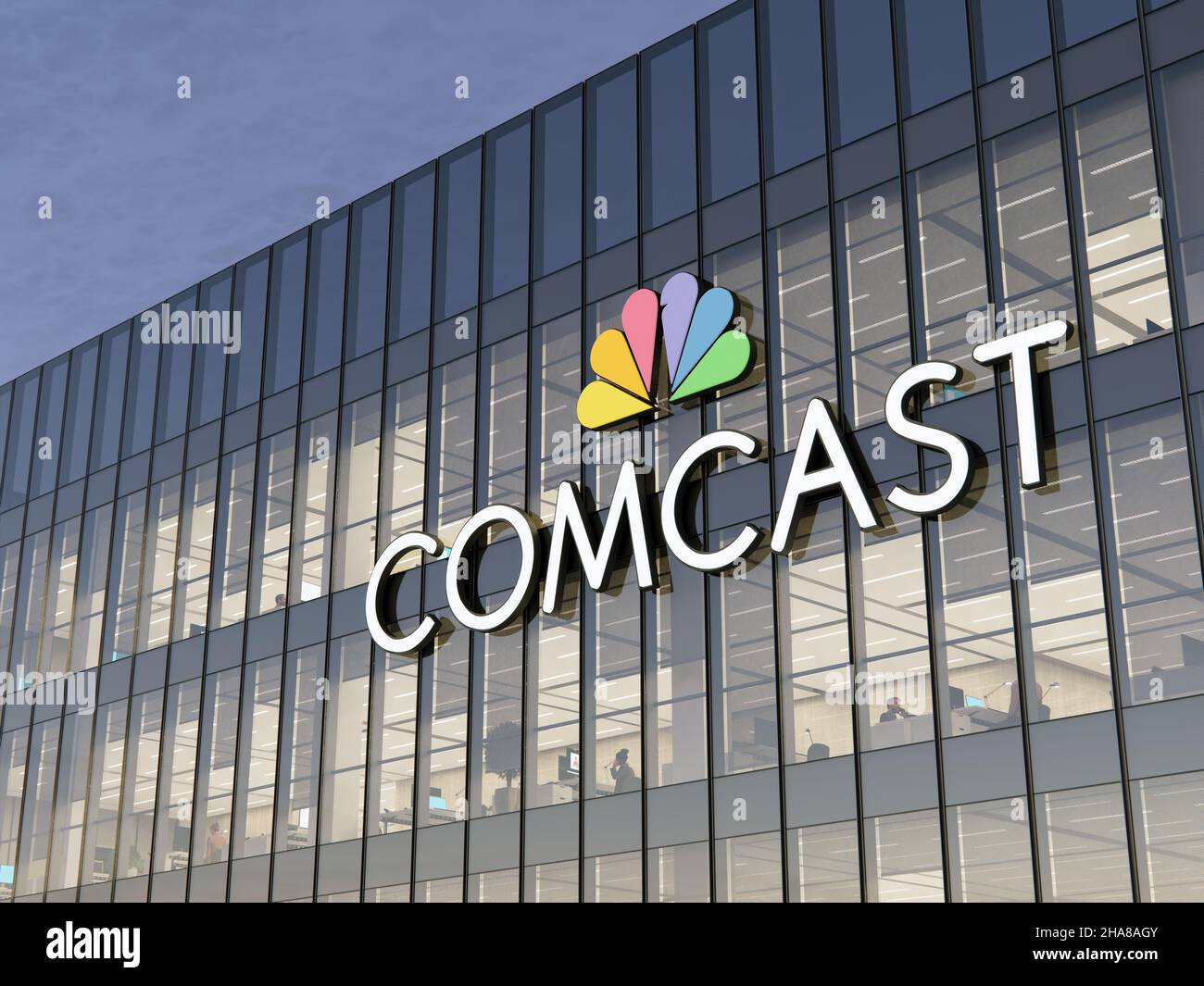 Philadelphia, PA, USA. December 11, 2021, Editorial Use Only, 3D CGI ...