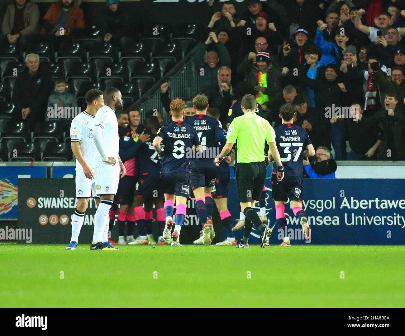 11th December 2021; Swansea.com stadium, Swansea, Wales; EFL ...