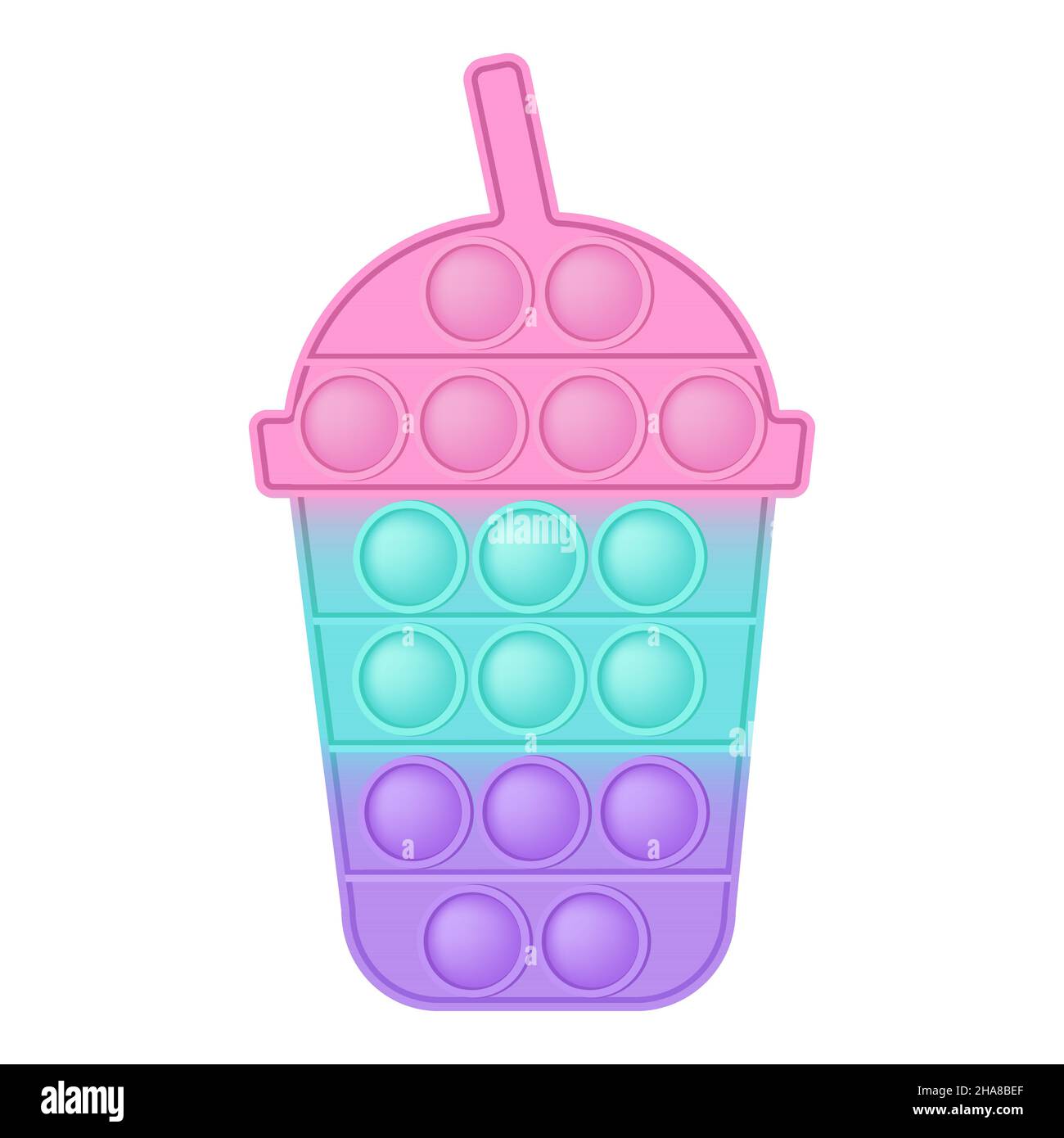 Popit figure cocktail as a fashionable silicon toy for fidgets ...