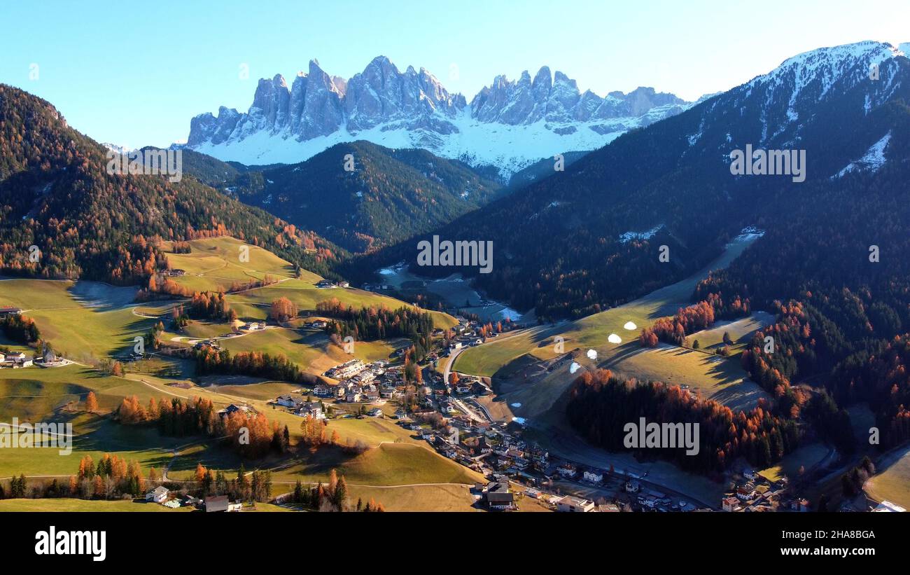 Villnoess valley alps hi-res stock photography and images - Alamy