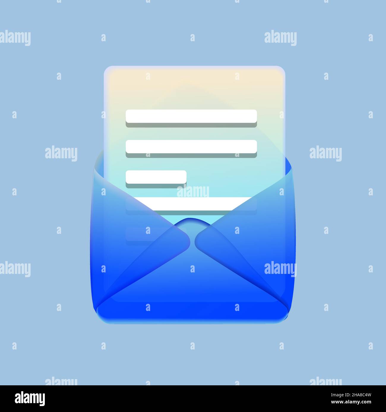 email vector illustration clean modern style Stock Vector Image & Art ...