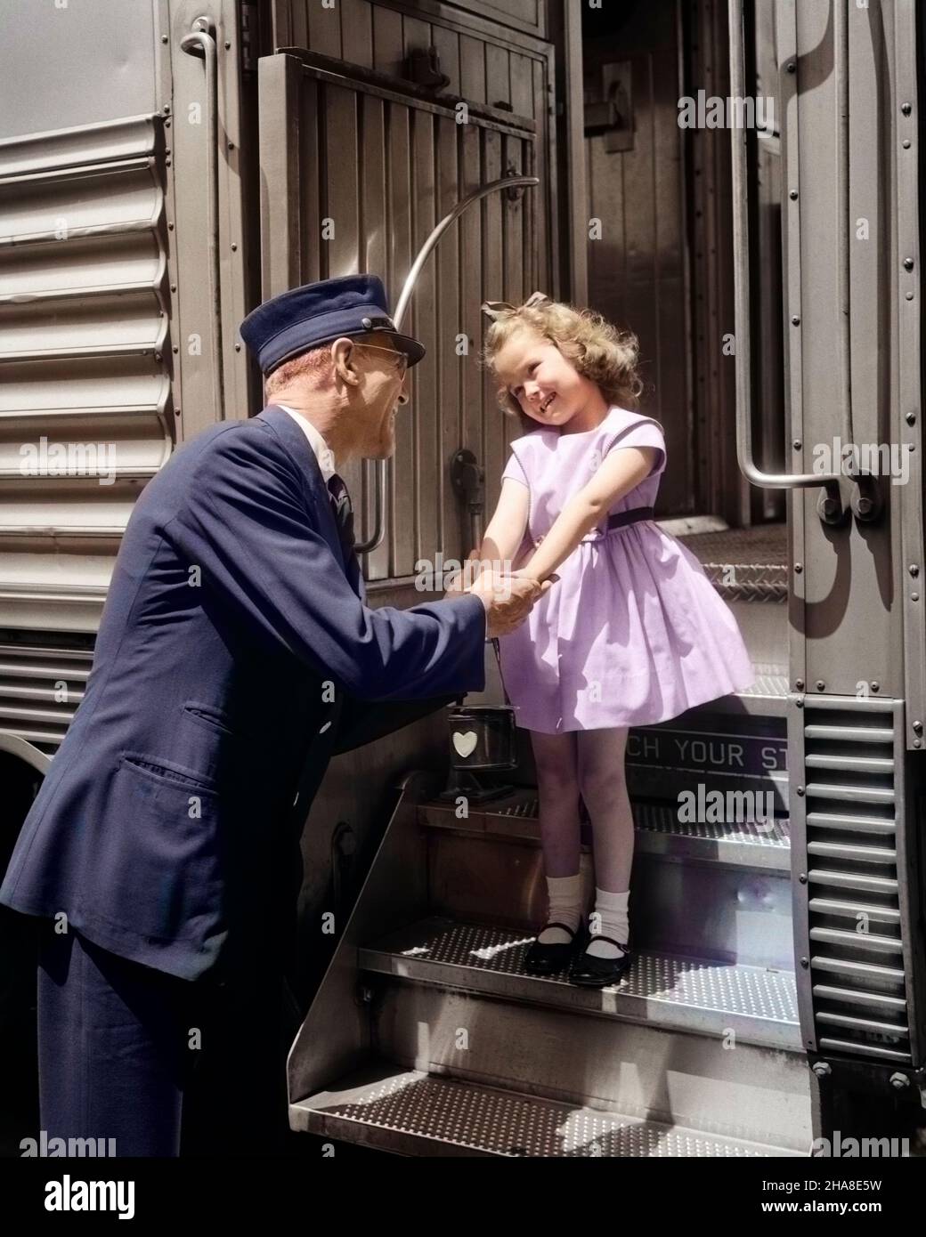 Uniform female train conductor hi-res stock photography and images - Alamy