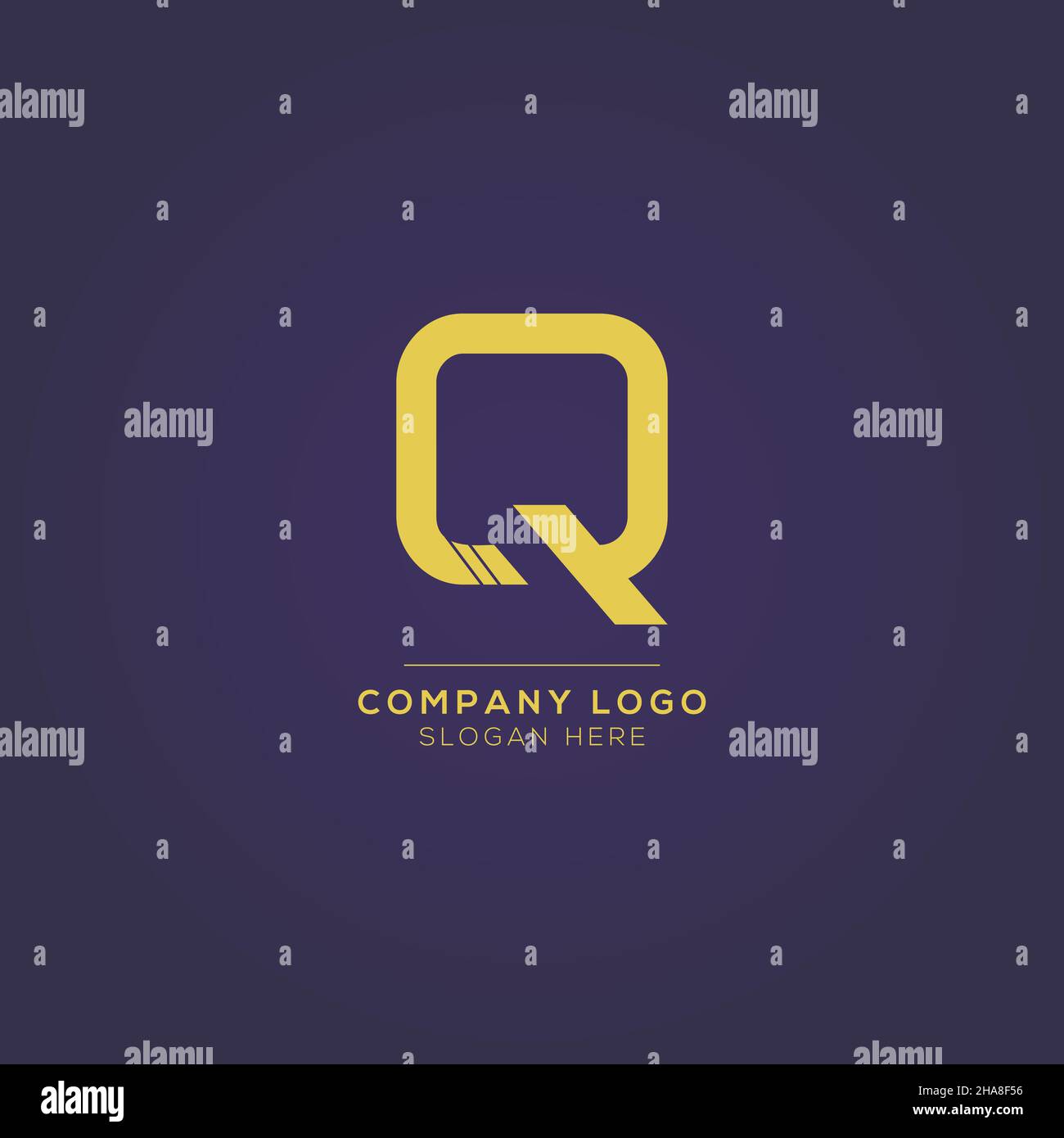 Premium Vector Q initial letter Logotype for luxury branding. Elegant ...