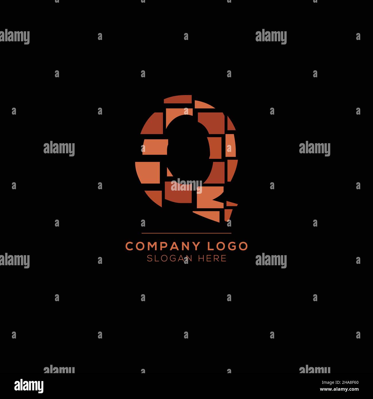 Premium Vector Q initial letter Logotype for luxury branding. Elegant ...