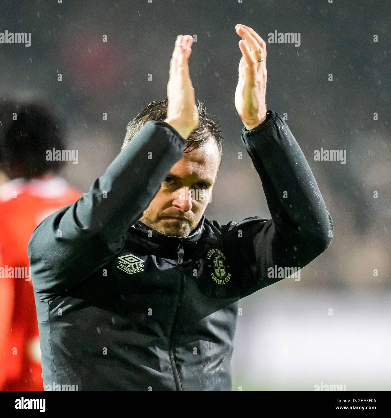 Luton, UK. 27th Nov, 2021. Nathan Jones (Manager) of Luton Town ...