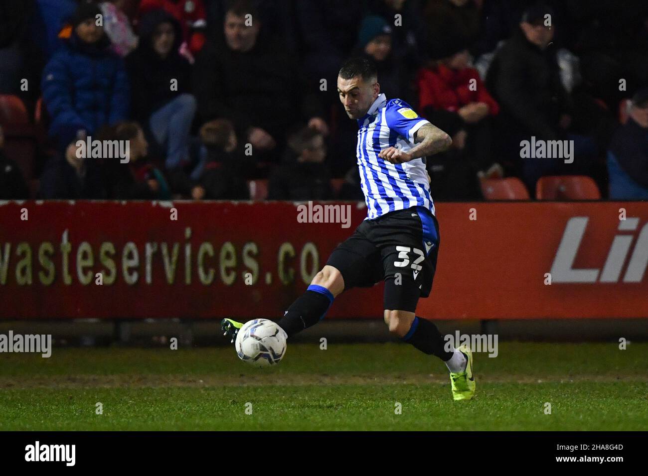 Jack Hunt #32 of Sheffield Wednesday in action during the game Stock ...