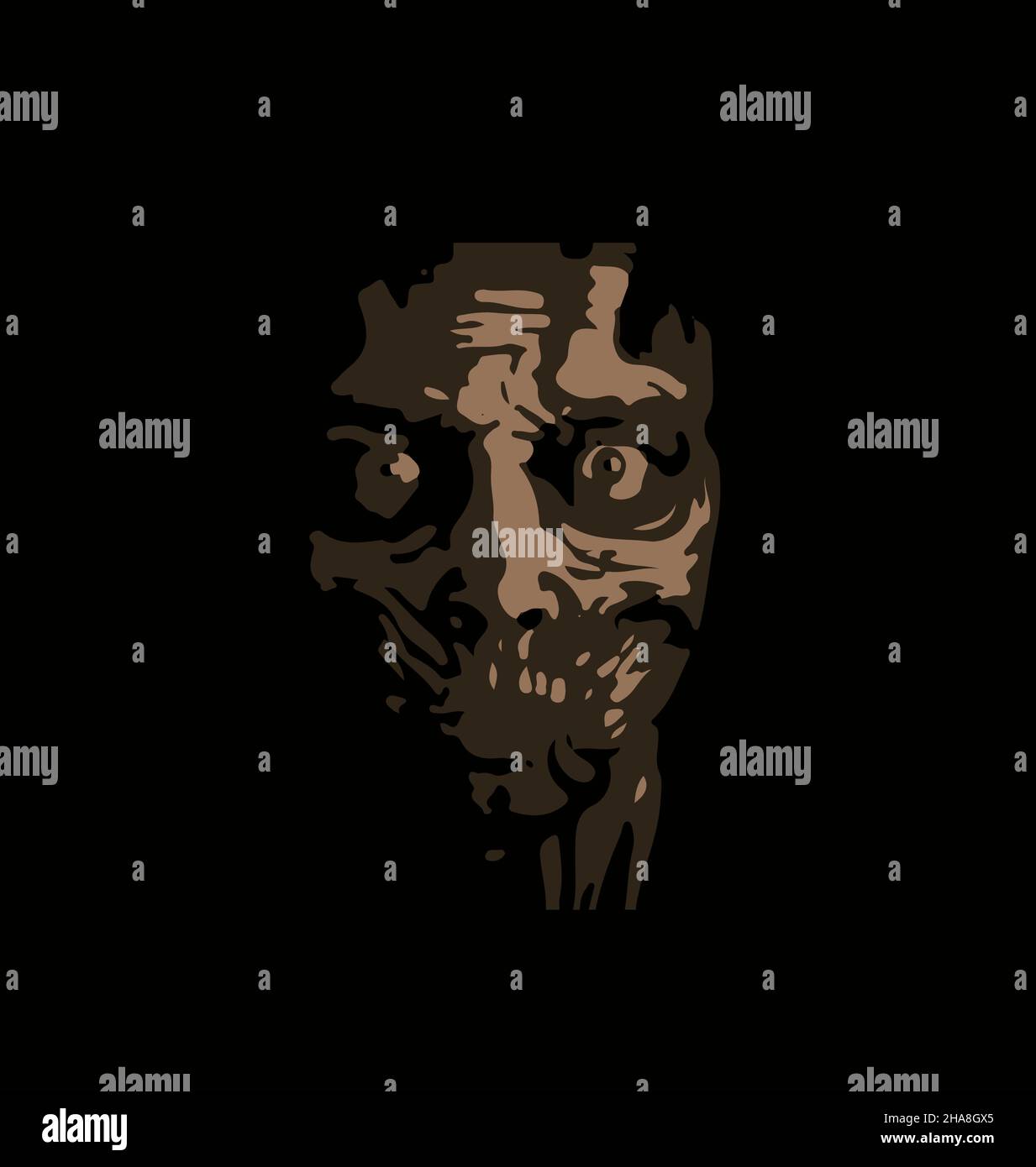 Maniac Mask Stock Vector Images - Alamy