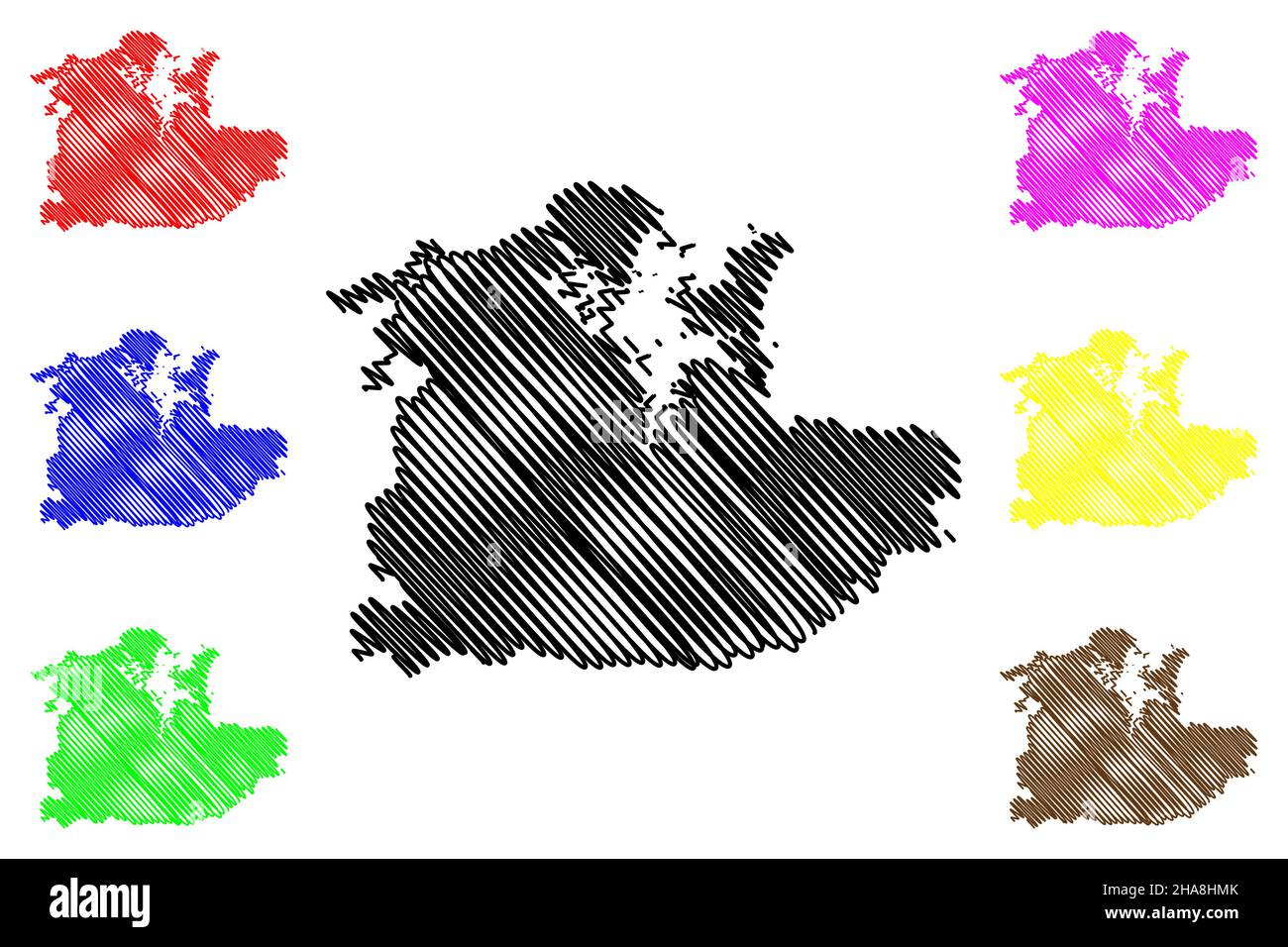 Khandwa district (Madhya Pradesh State, Indore division, Republic of ...