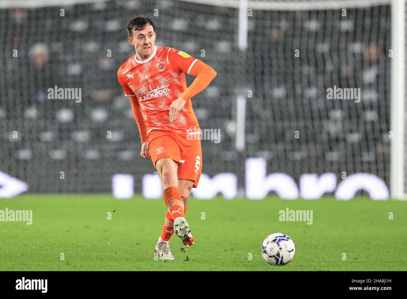 Ryan Wintle #8 of Blackpool in action during the game Stock Photo - Alamy