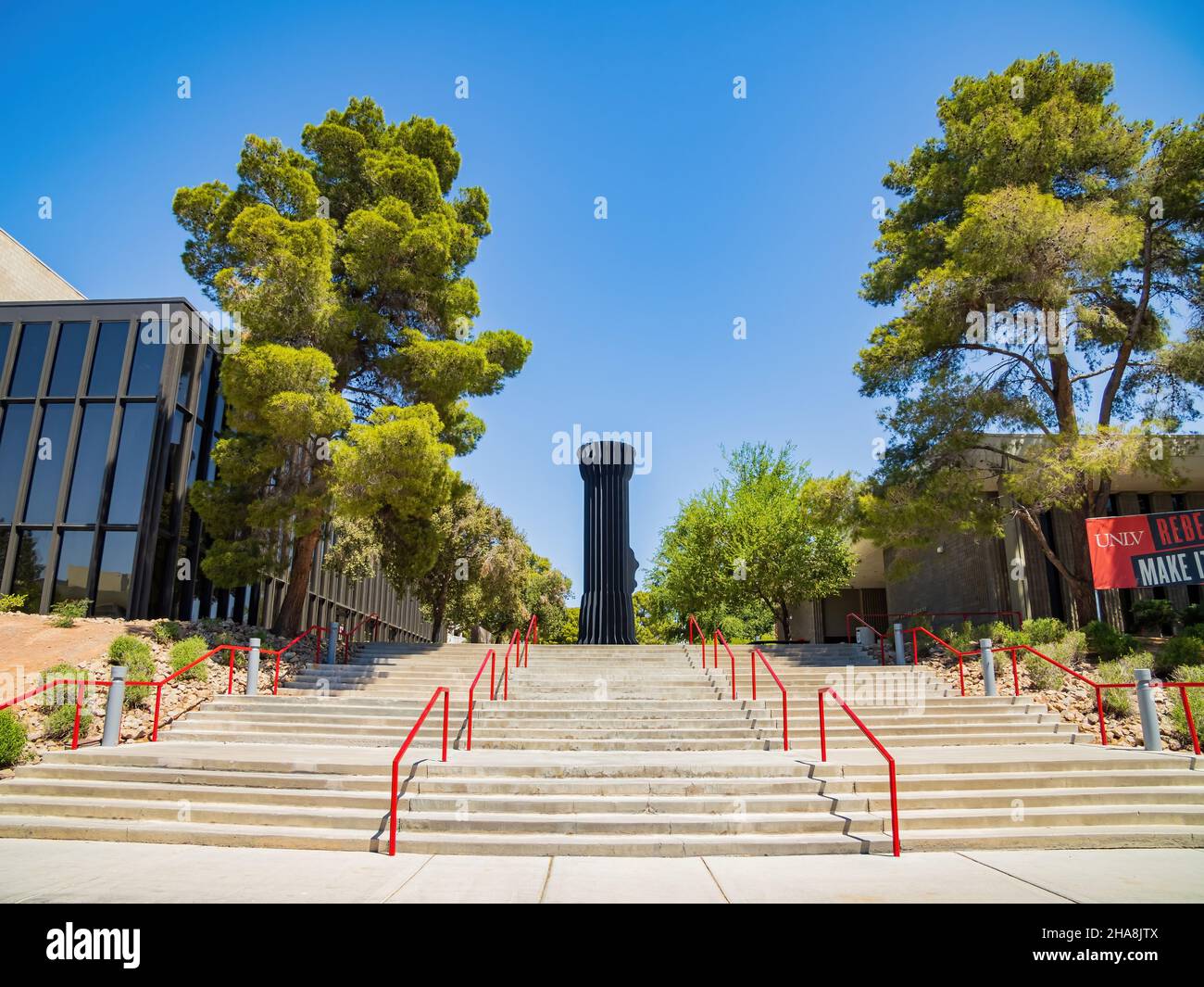 Tower of the campus in UNLV at Nevada Stock Photo - Alamy