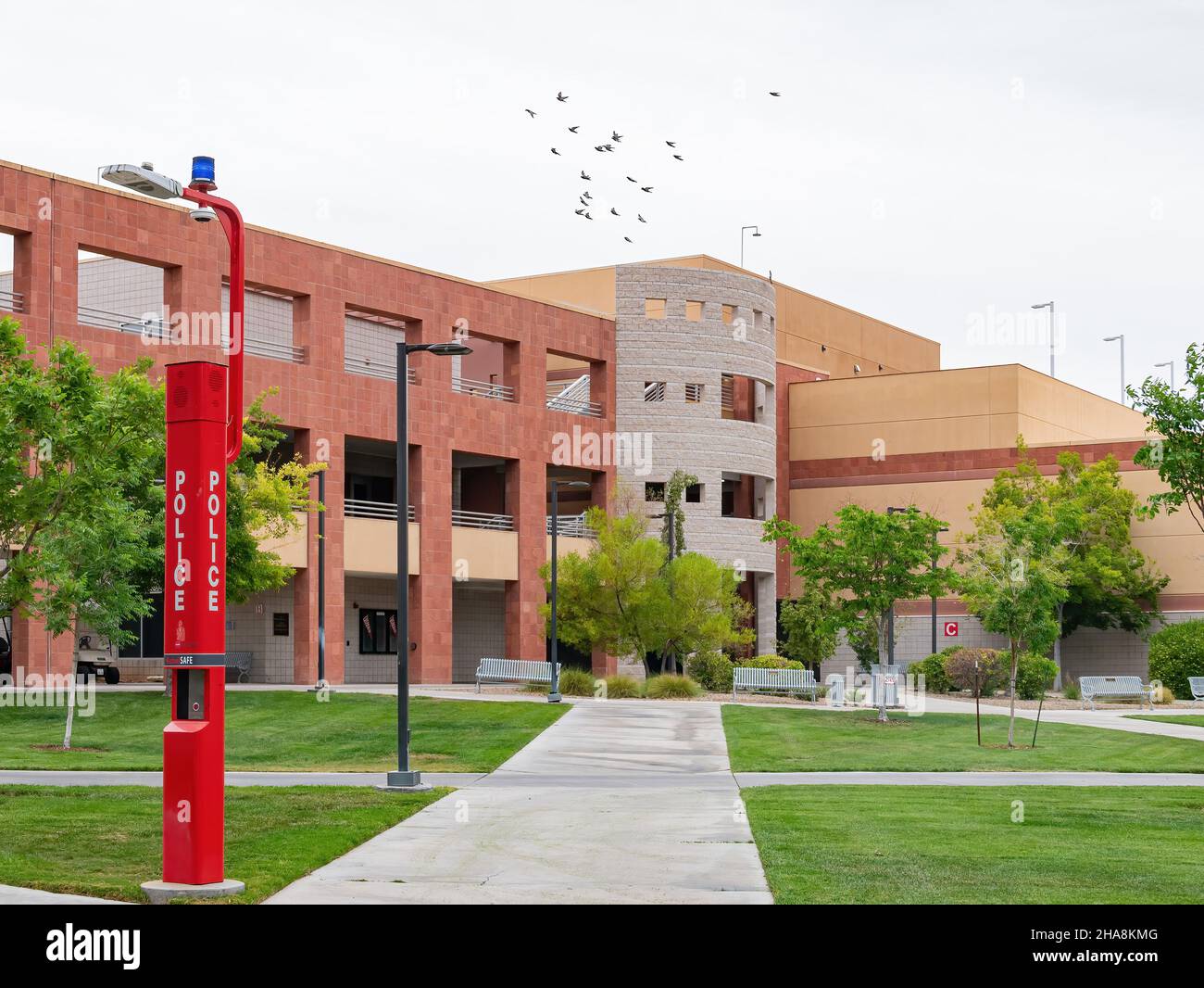 Overcast view of the campus of UNLV at Nevada Stock Photo - Alamy