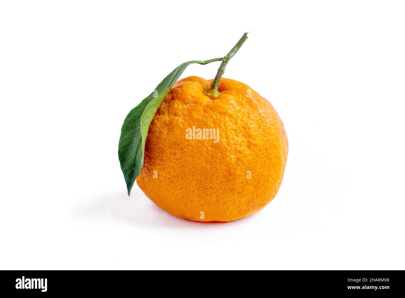 Fresh mandarin, close-up mandarin isolated on white background Stock ...