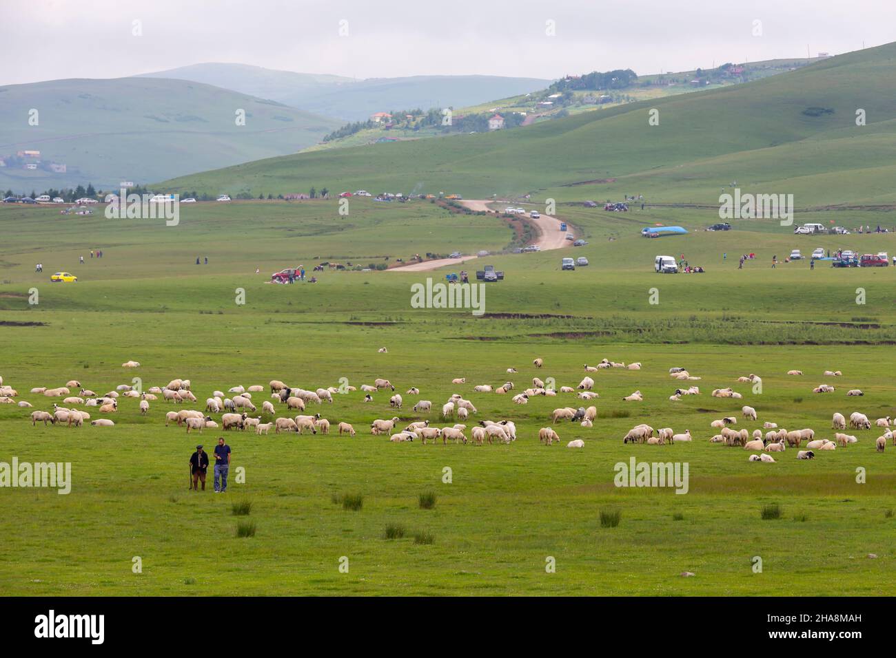 the meanders of the Perşembe plateau, aybasti, ordu, turkey Stock Photo ...