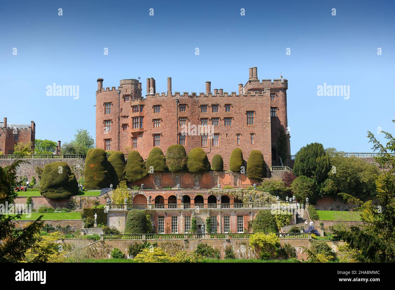 Powis Castle and Gardens Welshpool Powys Wales UK Stock Photo - Alamy