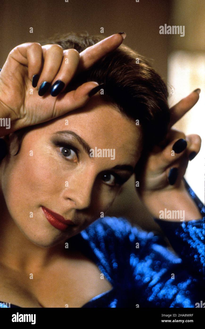 Actress Jennifer Saunders 1993 Demonella Comic Strip Stock Photo - Alamy