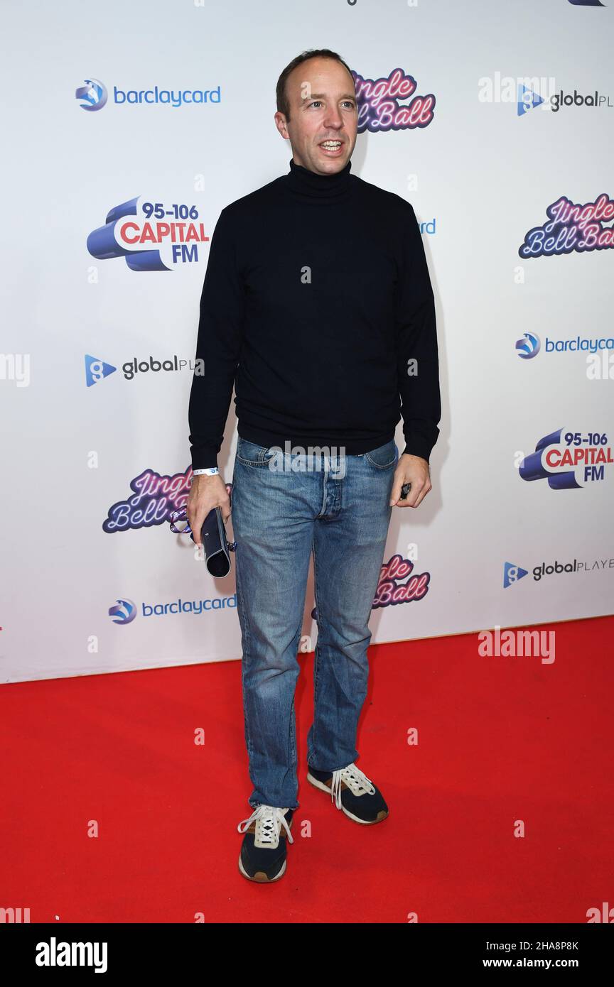 NO ARCHIVE NO SALES EDITORIAL USE ONLY Matt Hancock at day one of ...