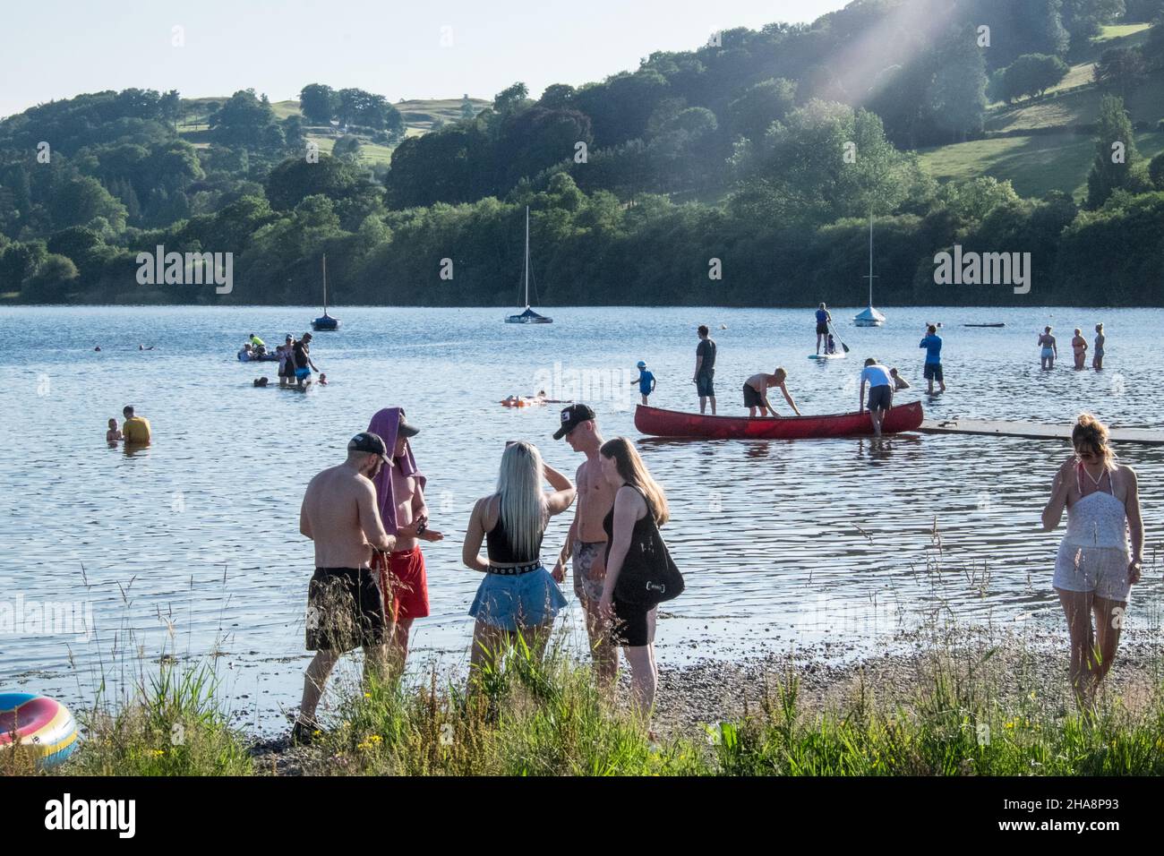 Lake bala swimming hi-res stock photography and images - Alamy