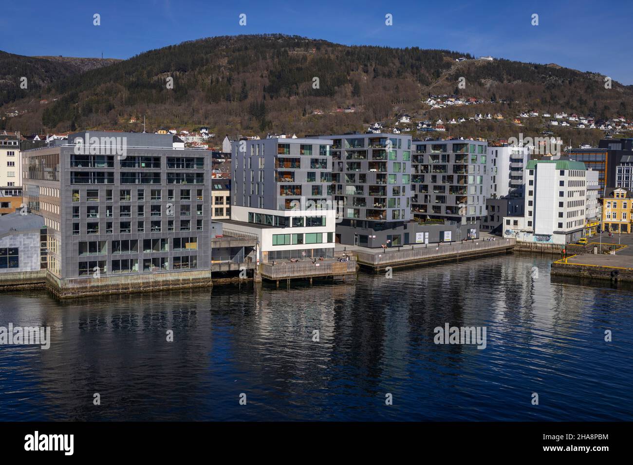 important harbour in Bergen, Norway Stock Photo - Alamy