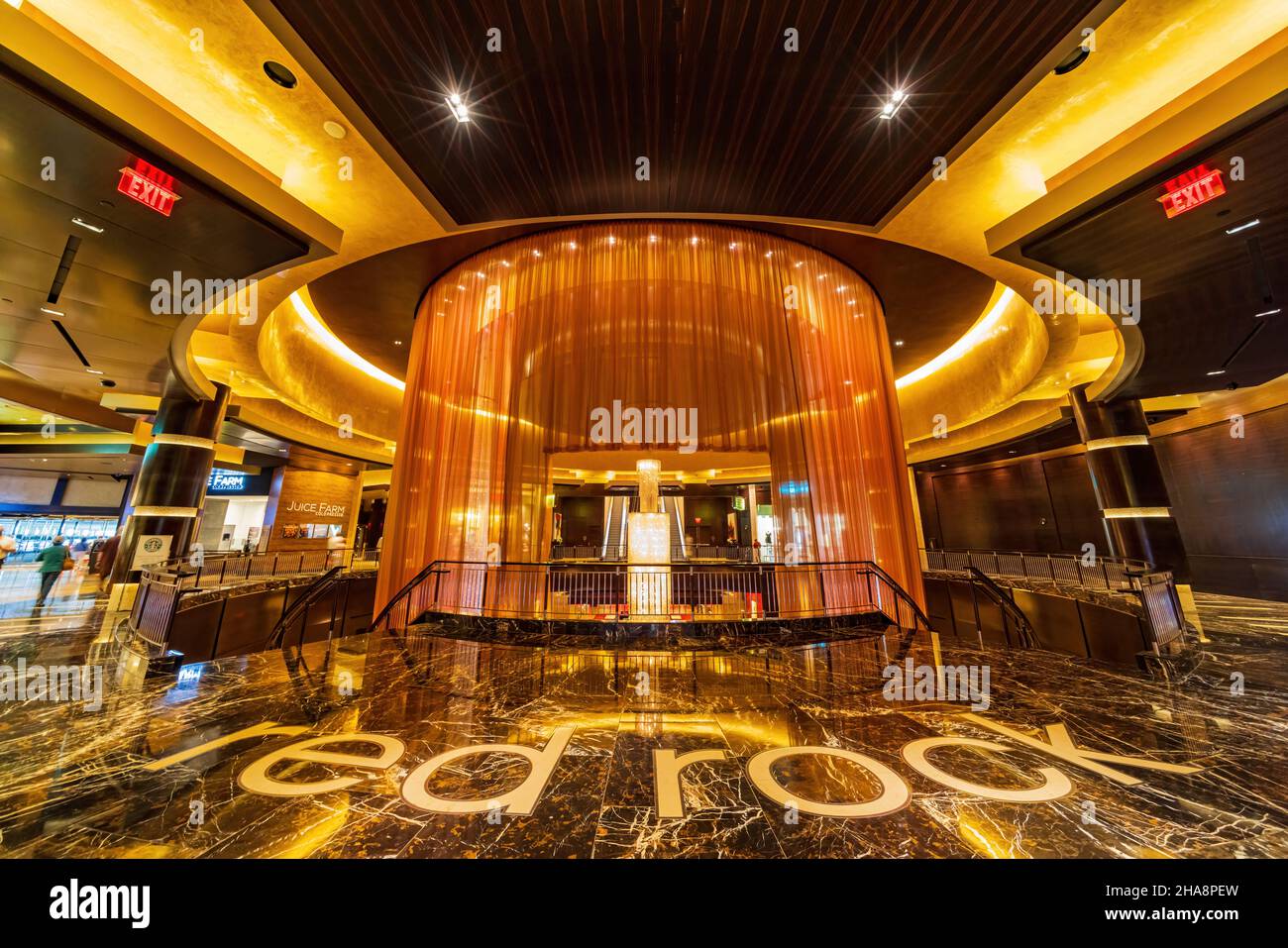 Las Vegas, MAY 5 2021 - Interior view of the Red Rock Casino Resort and ...