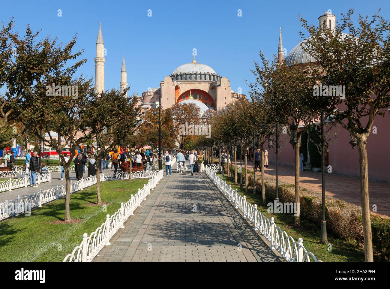 Hagia Sophia, İstanbul, Turkey- Oct 14, 2021 : Hagia Sophia is the most ...