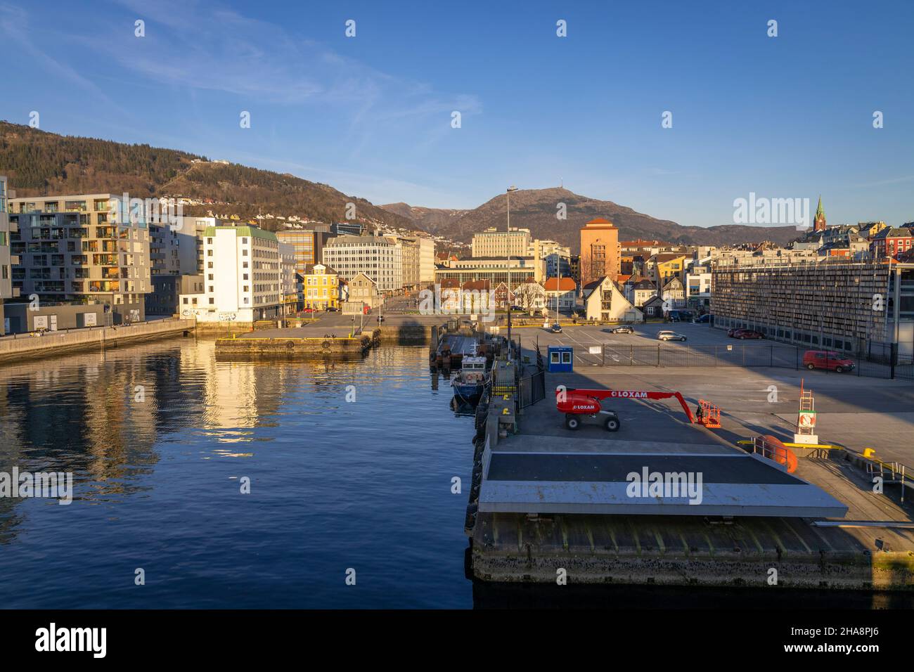 important harbour in Bergen, Norway Stock Photo - Alamy