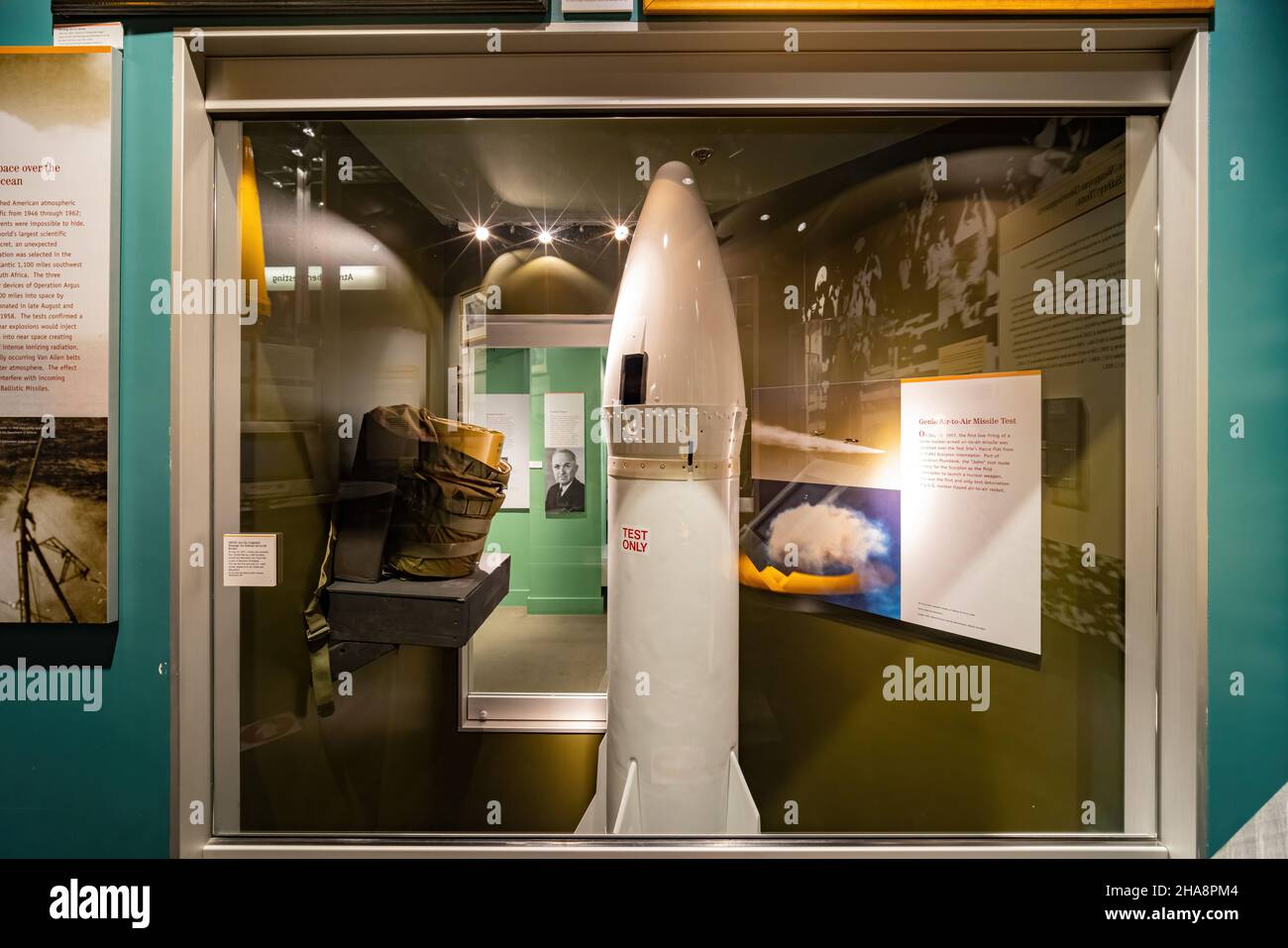 Las Vegas, MAR 12 2021 - Interior view of The National Atomic Testing ...