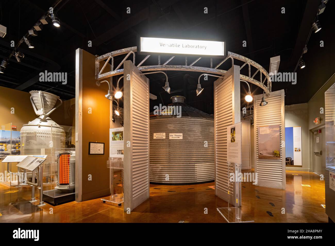 Las Vegas, MAR 12 2021 - Interior view of The National Atomic Testing ...