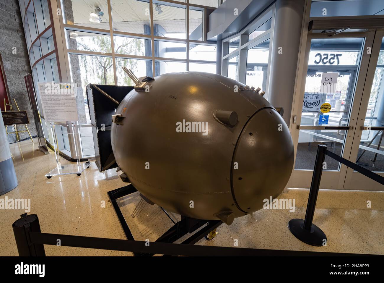 Las Vegas, MAR 12 2021 - Interior view of The National Atomic Testing ...