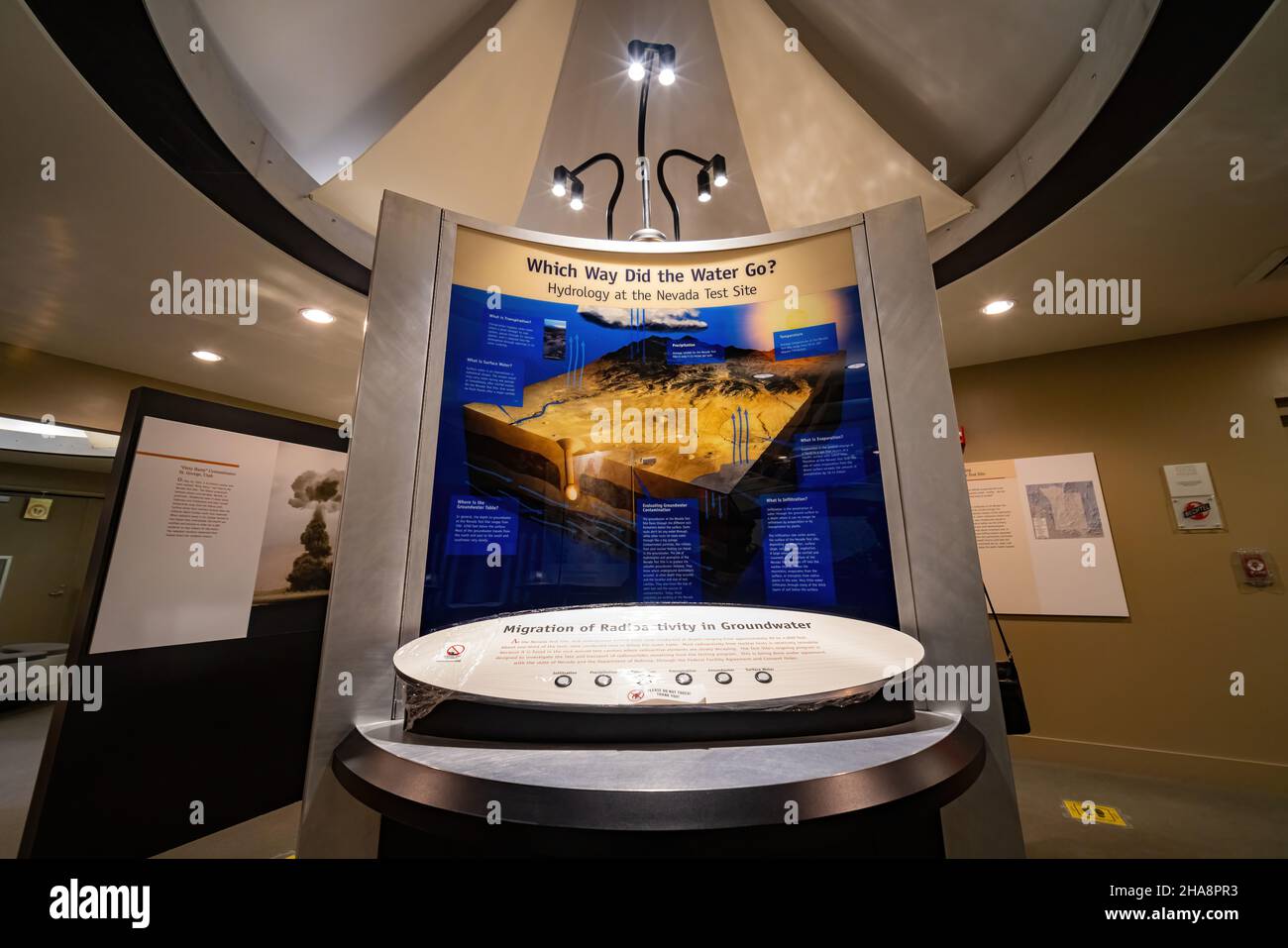 Las Vegas, MAR 12 2021 - Interior view of The National Atomic Testing ...