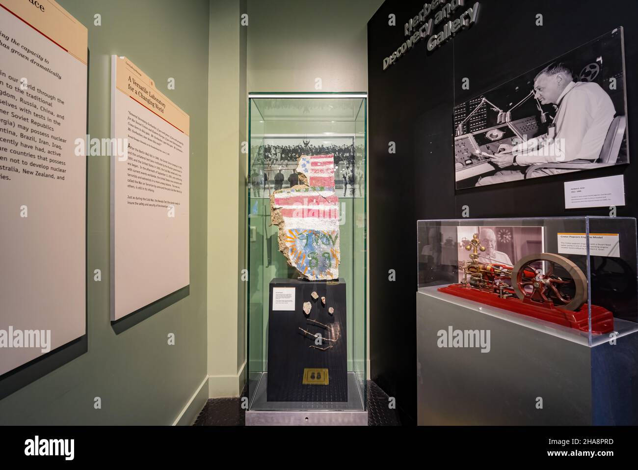 Las Vegas, MAR 12 2021 - Interior view of The National Atomic Testing ...