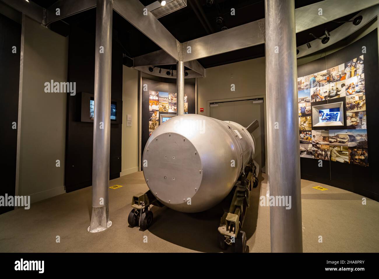 Las Vegas, MAR 12 2021 - Interior view of The National Atomic Testing ...