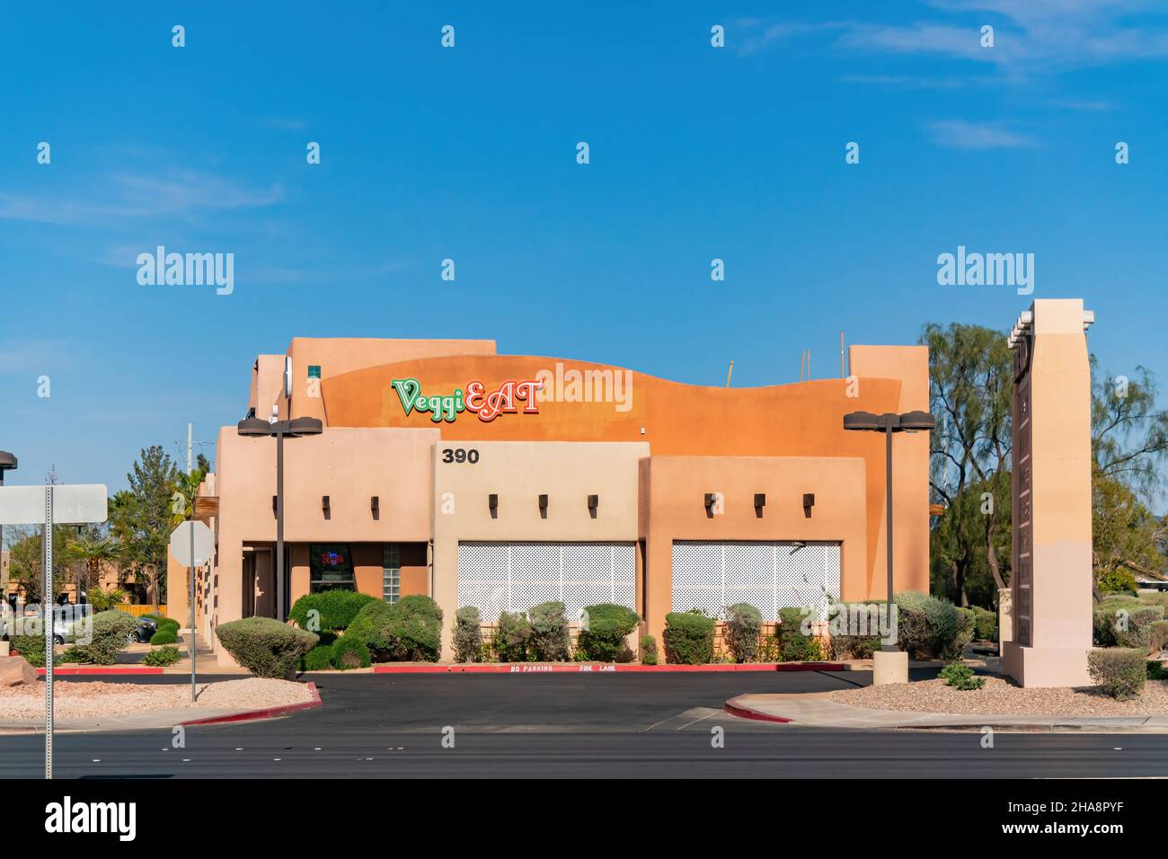 Las Vegas, APR 7 2021 - Sunny view of the VeggiEAT Xpress Stock Photo ...