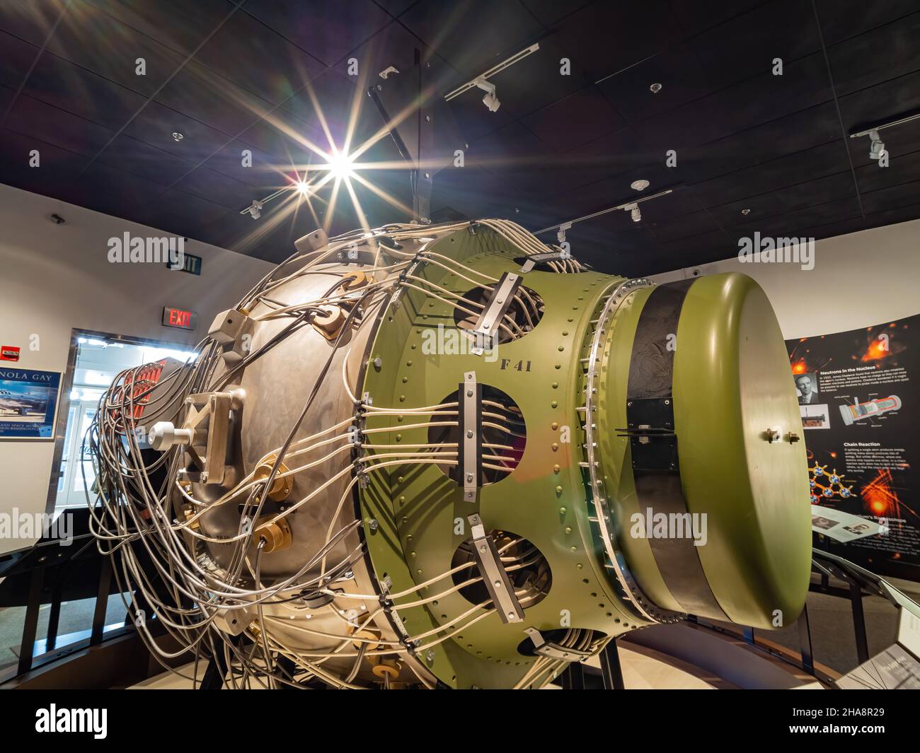 Las Vegas, MAR 12 2021 - Interior view of The National Atomic Testing ...