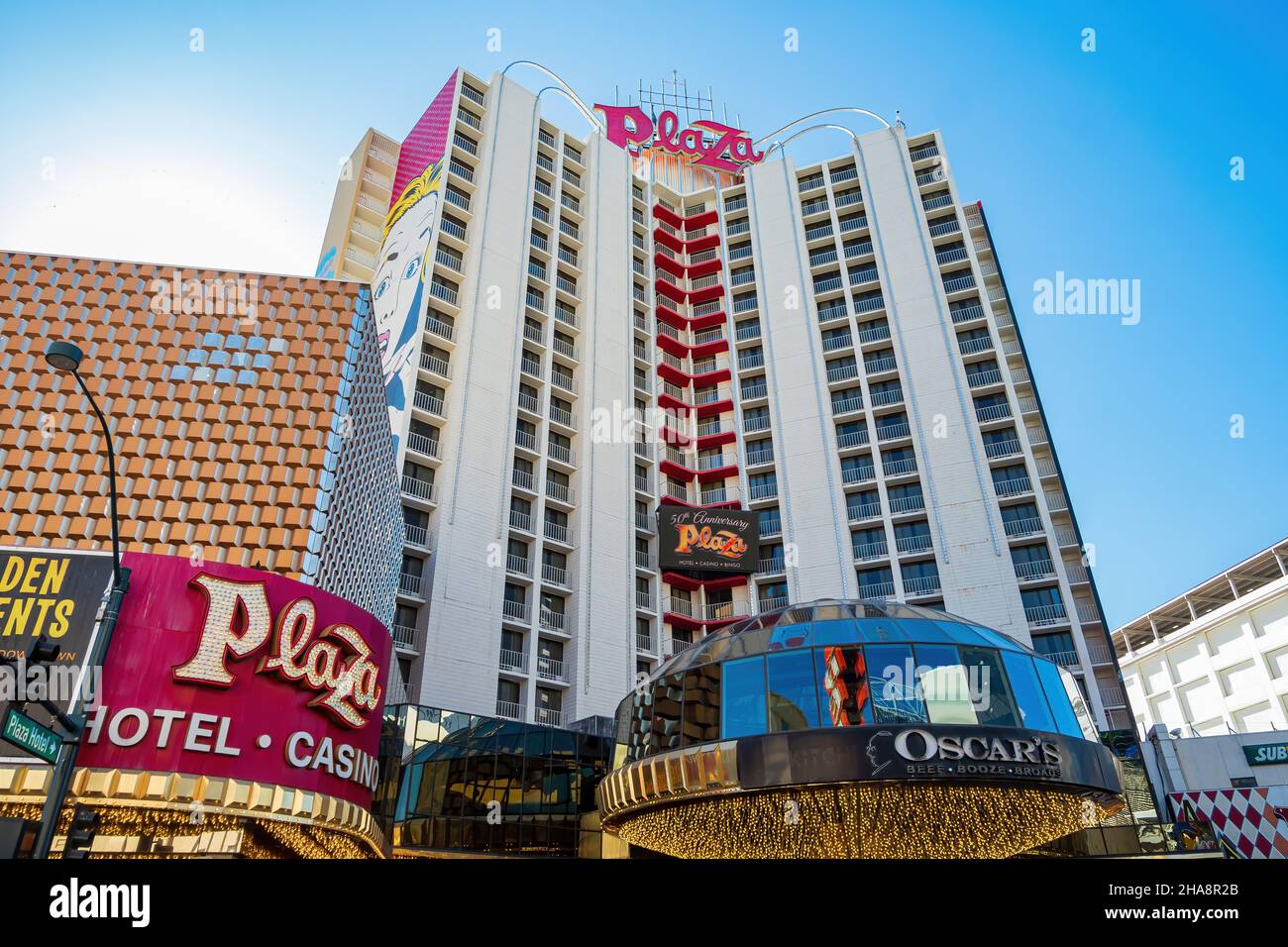 Plaza hotel casino downtown las hi-res stock photography and images - Alamy