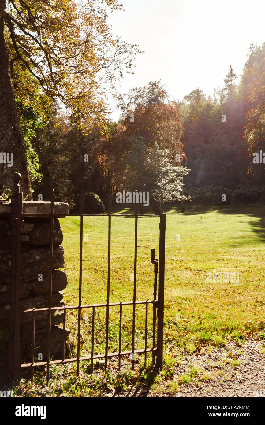 Open iron gate nordic hi-res stock photography and images - Alamy
