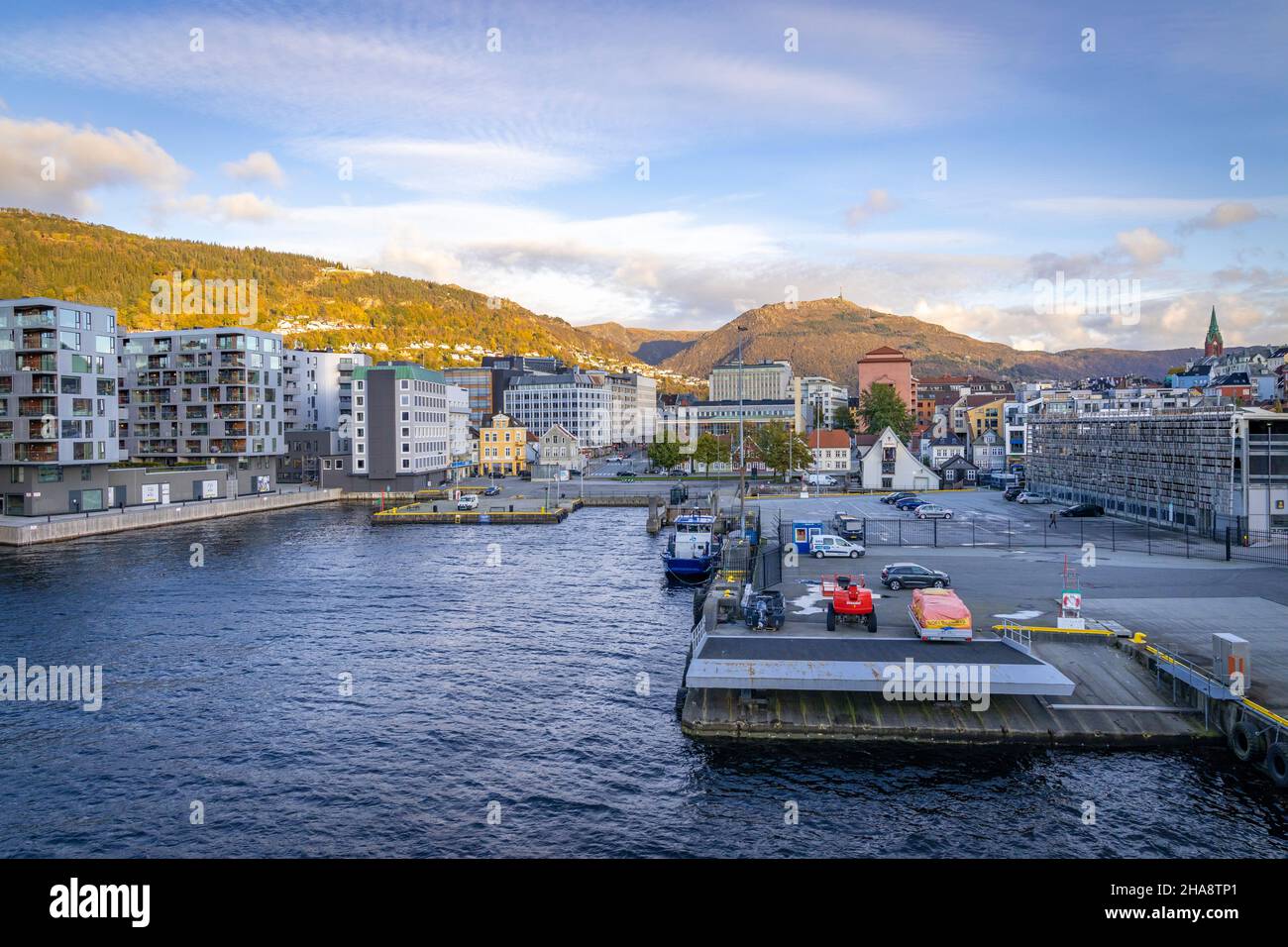 important harbour in Bergen, Norway Stock Photo - Alamy
