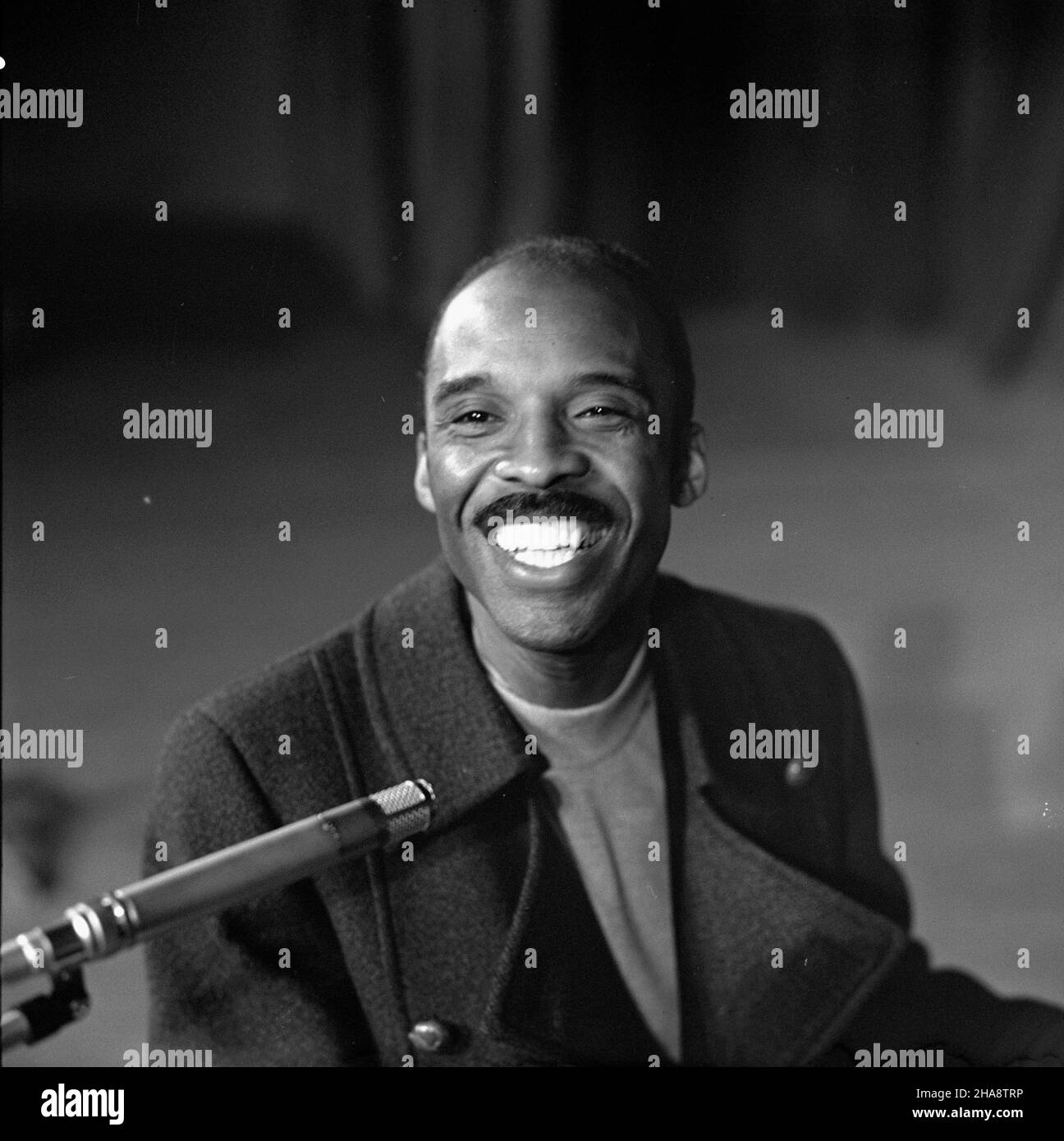 Warszawa, 1969-11-18. Patterson Singers przed koncertem w Sali ...