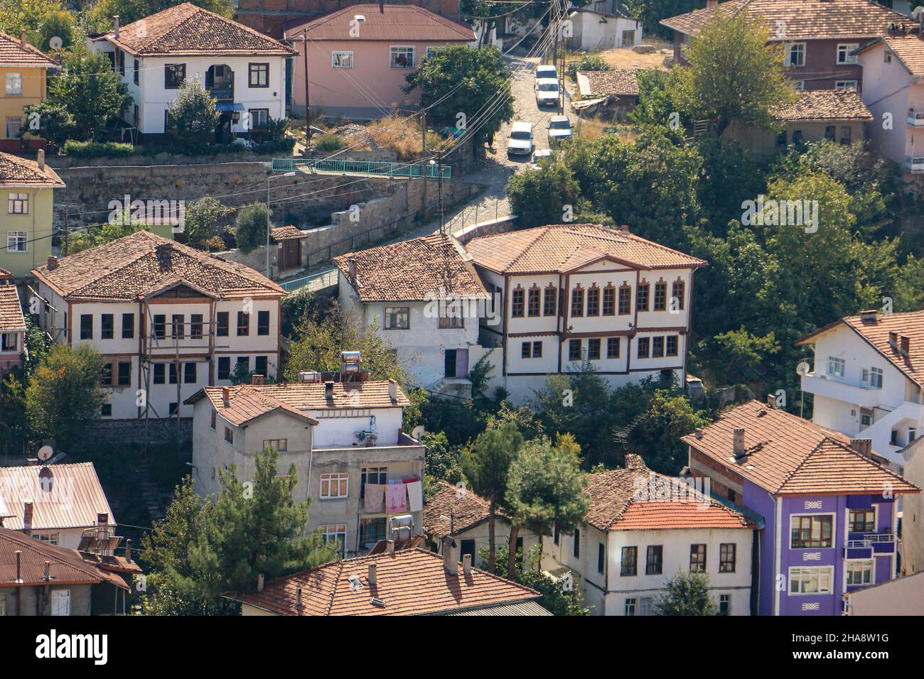 Tokat/ Turkey - october 8, 2016 - Top view of a traditional Turkish ...