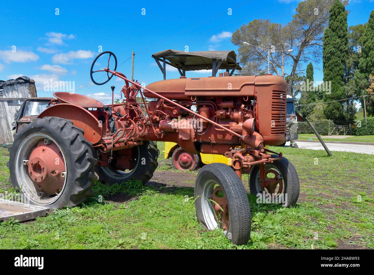 Old unrestored and abandoned tractors Stock Photo - Alamy