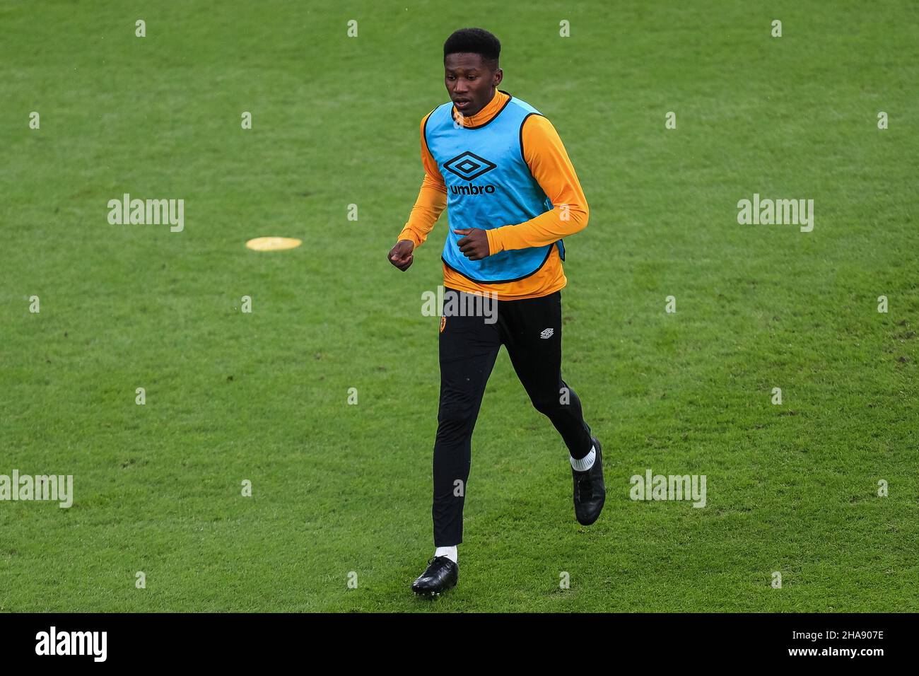 Di'Shon Bernard #24 of Hull City during the pre match warm up Stock ...