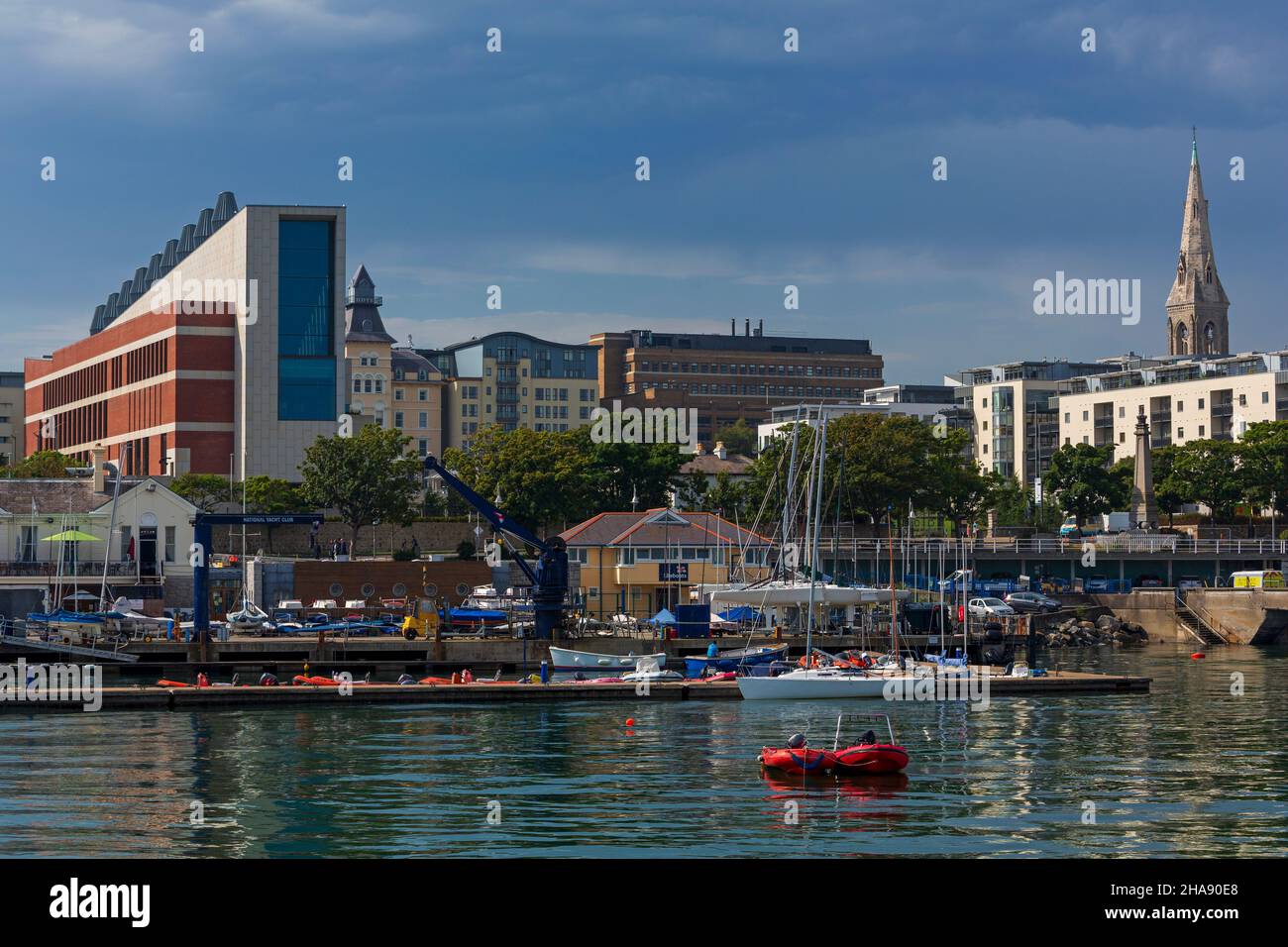Dun Laoghaire Harbour, County Dublin, Ireland Stock Photo - Alamy