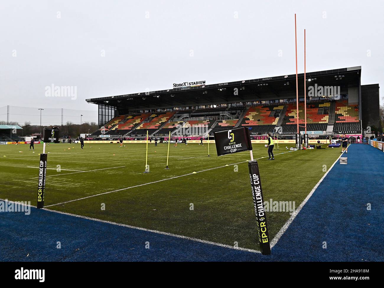 Barnet, United Kingdom. 11th Dec, 2021. EPCR Challenge Cup. Saracens V ...