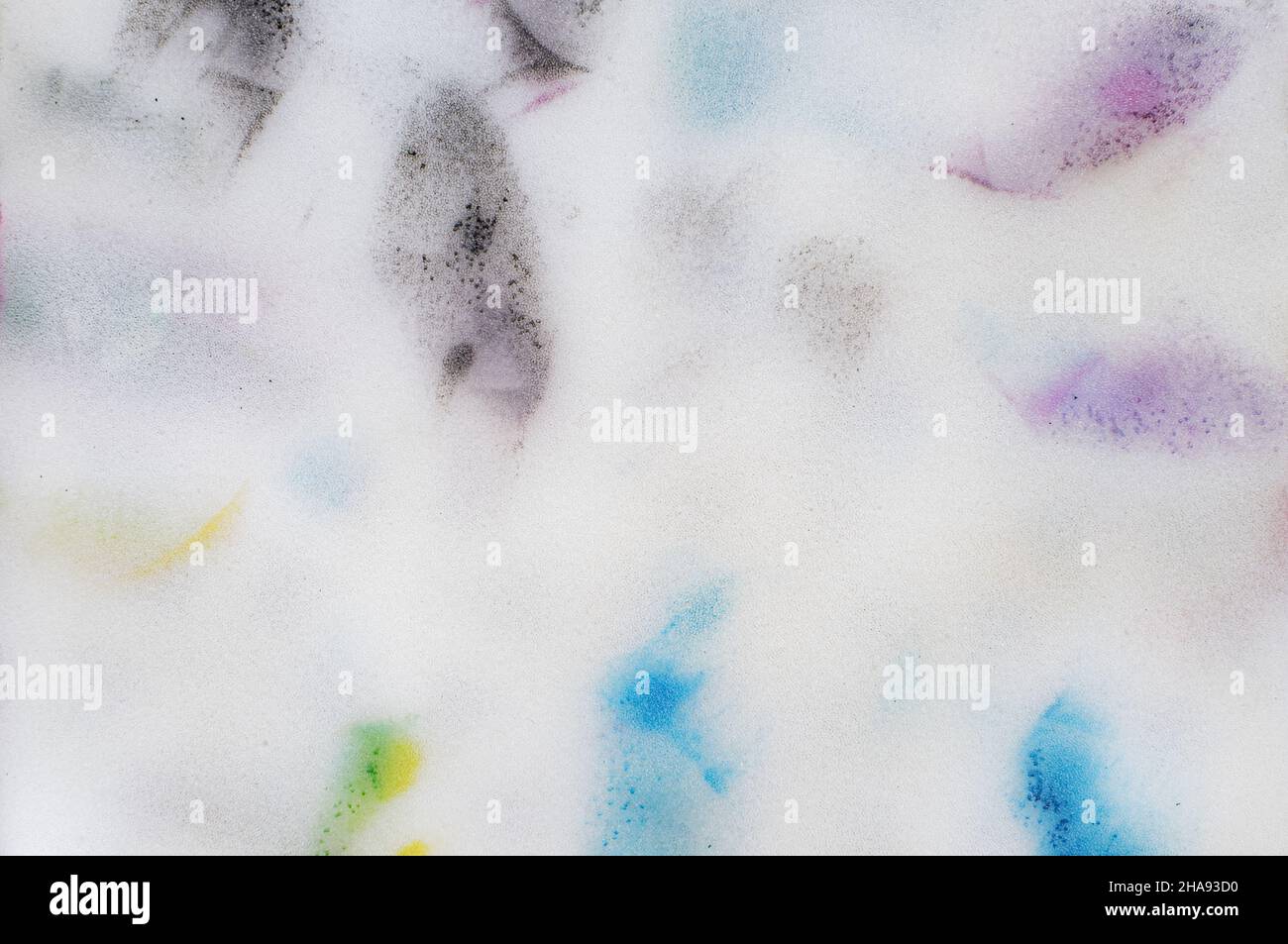 abstract watercolors ink on the sponge texture, full frame Stock Photo ...