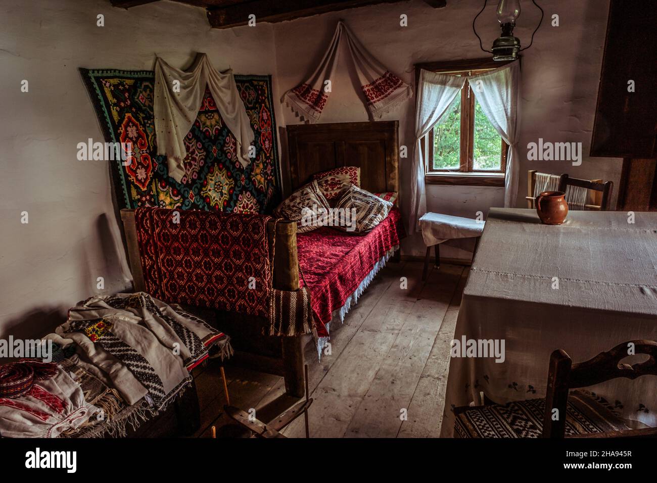 Sibiu, Romania - June 12, 2021. Traditional Romanian folk house ...